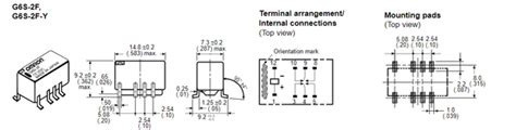 Relay G6s 2 5vdc Chính Hãng Omron