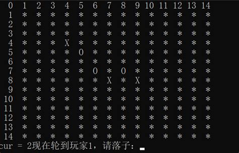 C语言c五子棋课设源码 学长敲代码