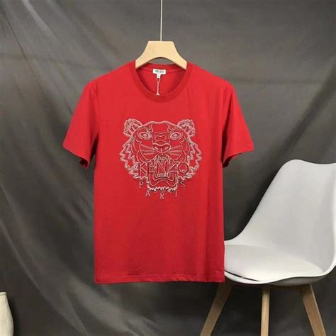 Футболка Kenzo, размер 50, цвет шоколадный, 80% Хлопок - купить по ...