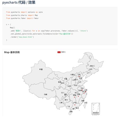 Pyecharts 地图 柱状图 张生荣