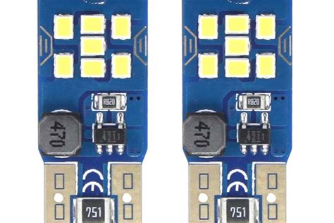 Led Canbus 21smd Ultrabright 2016 T10 W5w Λευκό 12v 24v