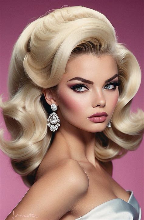 Merry Christmas From Jeanettes House Of Beauty Bouffant Hair