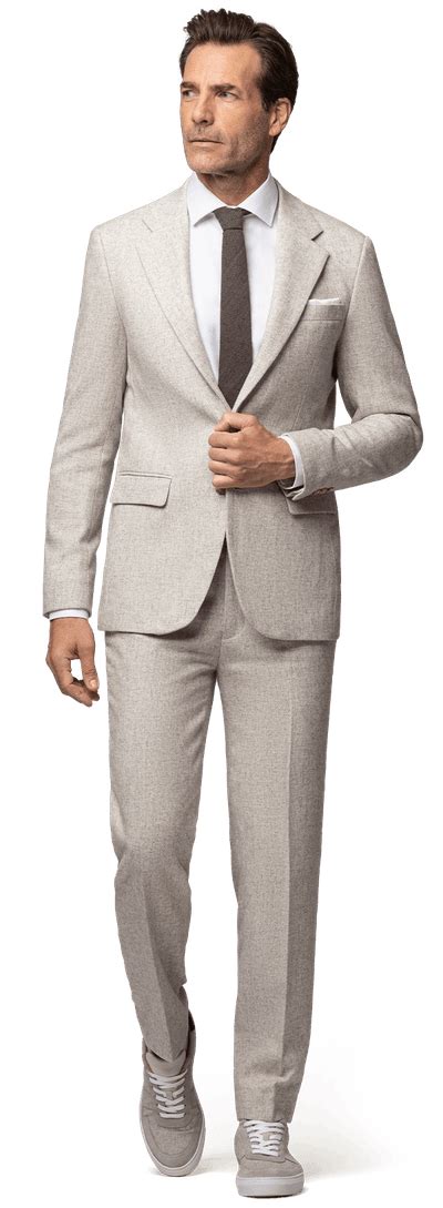 Oyster Grey Donegal Tweed Suit
