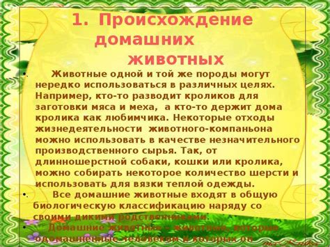Мои домашние животные 1 класс презентация доклад проект скачать