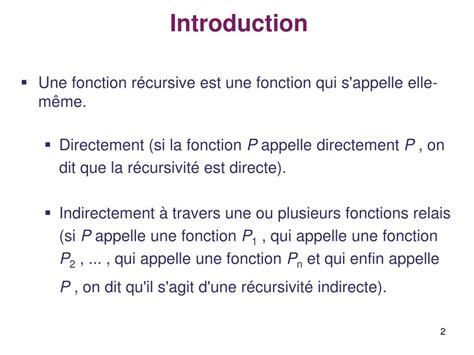 Ppt Récursivité Powerpoint Presentation Free Download Id4917210