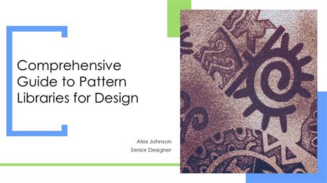 comprehensive guide to pattern libraries for design ppt slides st ai
