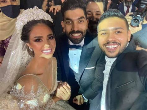 شاهد رنا سماحة وسامر أبو طالب يحتفلان بزفافهما عين