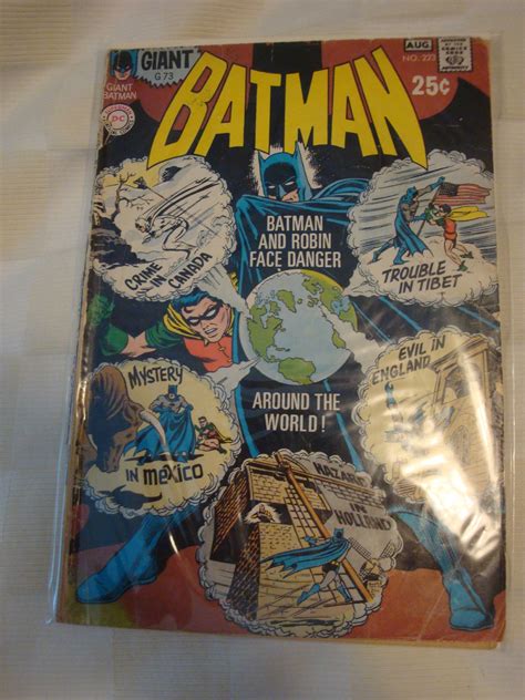 Batman 223 Giant Curt Swan Bob Kane Dick Sprang Art Gd Comic Books