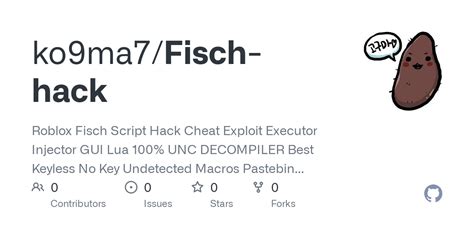 Github Ko9ma7fisch Hack Roblox Fisch Script Hack Cheat Exploit Executor Injector Gui Lua 100