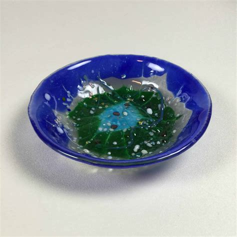 Fused Glass Slurry” Bowls Elegant Fused Glass By Karen