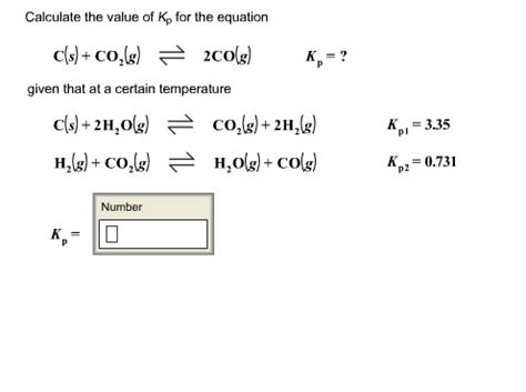 Calculate The Value Of Kp For The Equation Kody Has Williams