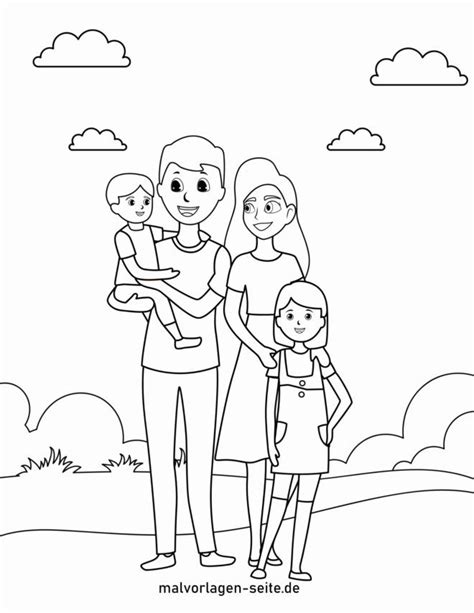 Malvorlage Schwestern Familie Ausmalbild Kostenlos Herunterladen
