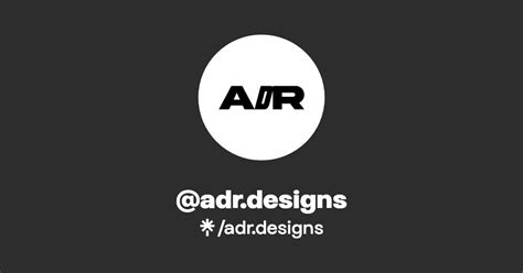 adr designs twitter linktree