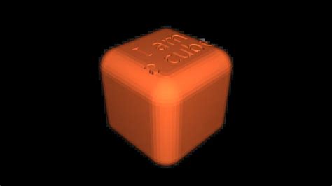 The Cube That Tells You It Is A Cube By Bop3 3d Printing Download Free Stl Model