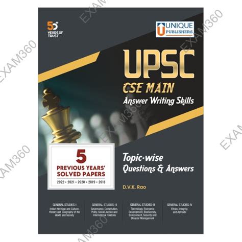 upsc cse main answer writing skills topic wise questions and answers