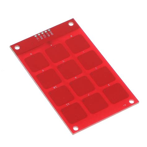 Nfande Mpr121 Capacitive Touch Shield Module Sensitive 3x4 Key Keyboard For Arduino