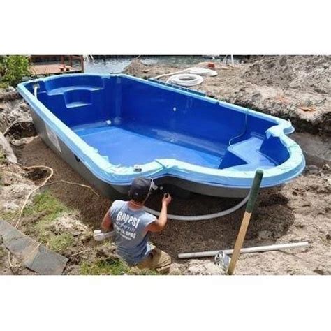 Blue Outdoor Prefab Fiberglass Swimming Pool At Rs 395000 In Bengaluru