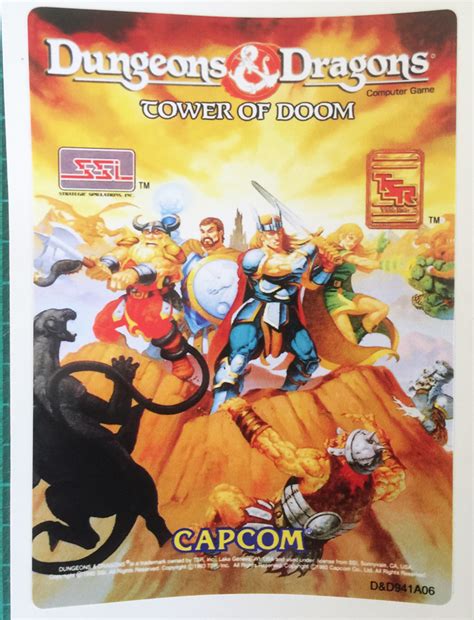 Cps2 Dandd Tod Arcade Art Shop