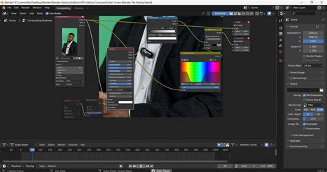 How Can I Get The Animation To Play For Preview In The VFX Compositing Node Tree Tab Workspace