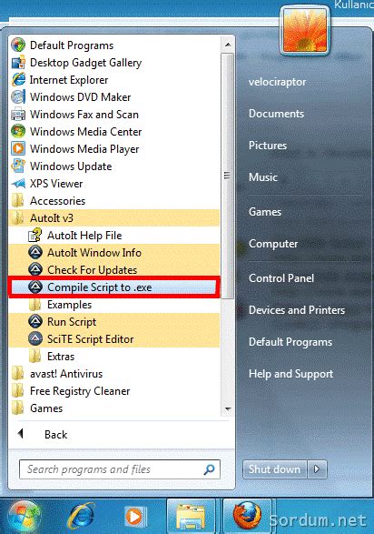 Autoit Te Vbscriptleri Exe Halinde Paketlemek