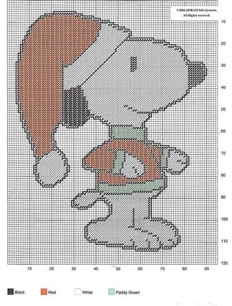 Christmas Snoopy Plastic Canvas Patterns Canvas Patterns Plastic Canvas