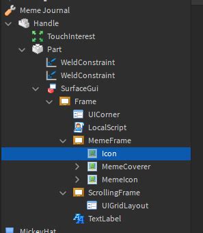 Scrolling Frame Not Working In Surface GUI On A Tool Scripting Support Developer Forum Roblox