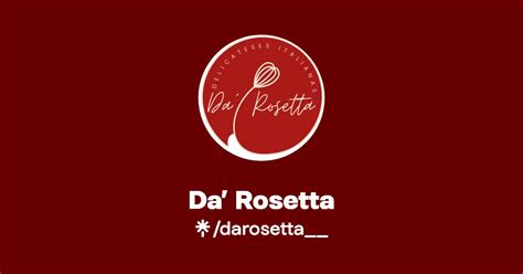 Da Rosetta Instagram Linktree