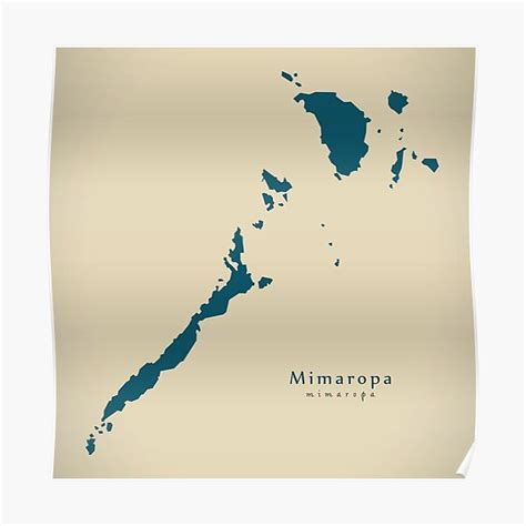 Modern Map Mimaropa Region Map Philippines Ph Poster For Sale By