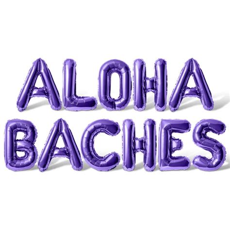 Letter Balloons Aloha Baches 16 Inch Alphabet Letters Foil Mylar