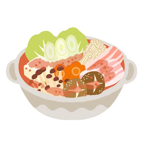 キムチ鍋のイラスト Onwaイラスト