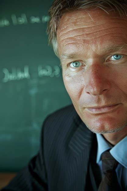 Premium Photo Male Teacher At School Generative Ai