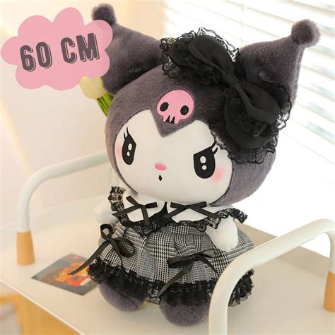 Мягкая игрушка обнимашка подушка Аниме Куроми Kuromi Melody 60 см купить с доставкой по
