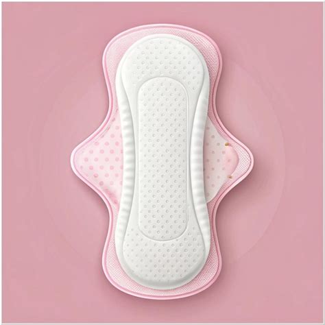 Realistic Pad Mockup Feminine Hygiene Product Clean Design Customizable