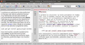 Escribiendo Con Markdown Y Geany En Ubuntu Atareao Con Linux