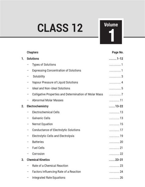 Mtg Cbse Chapterwise Instant Notes Class 12 Chemistry Quick Recap