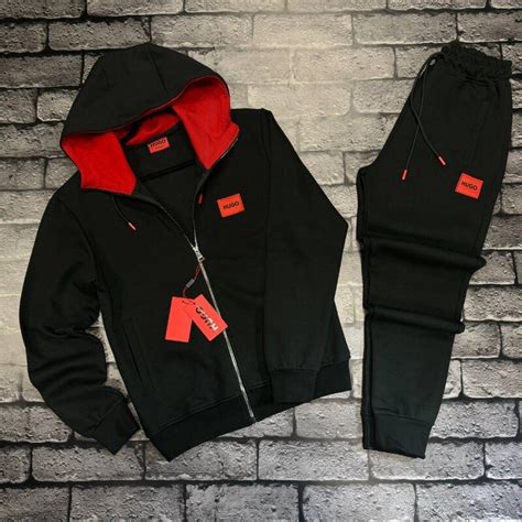 Чоловічий спортивний костюм Hugo Boss чорний Lux люкс якість S M L Xl Xxl 2980 грн