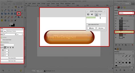 A Design Tutorial On Creating Shiny Buttons With GIMP Gimp Tutorials