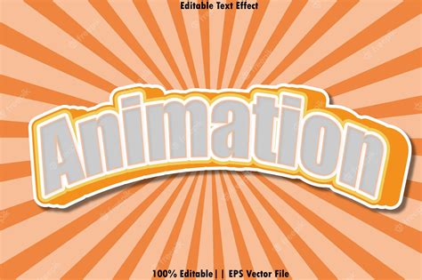 Premium Vector Animation Text Effect Emboss 3d Style