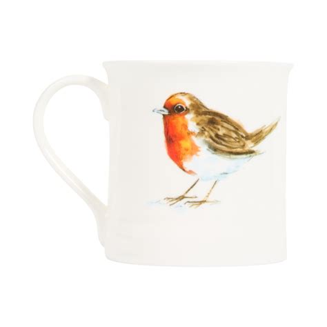 Devon Robin Mug White Homebase