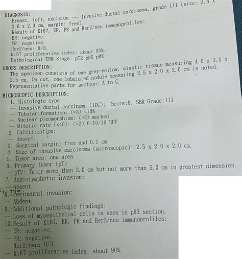 問題 可以幫忙看一下病理報告嗎？ Ptt Hito