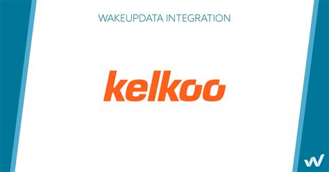 Kelkoo Product Feed Connect Optimize With WakeupData