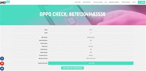 LATEST OPPO CHECKER News IMEI Info
