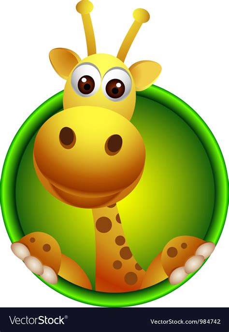 Cartoon Giraffe Head Clip Art