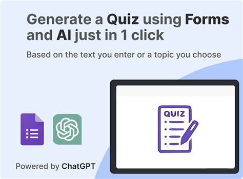 GPT Gemini Quiz Generator For Forms Quiz Maker Google Workspace Marketplace
