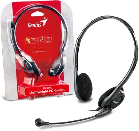 GENIUS headset HS M200C single jack Netfox eshop Nejvýhodnější