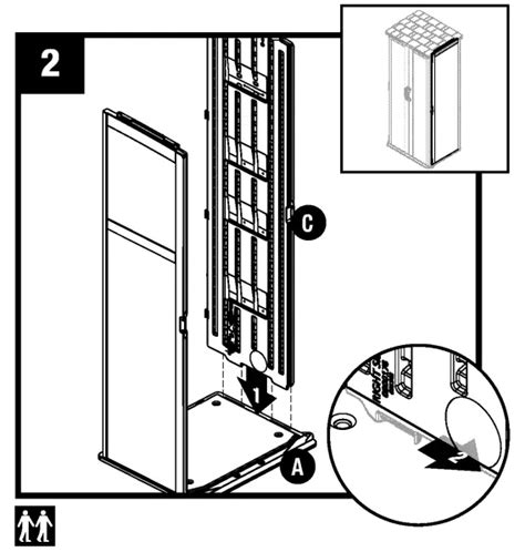 Suncast Bms1250 Vertical Storage Shed Instruction Manual