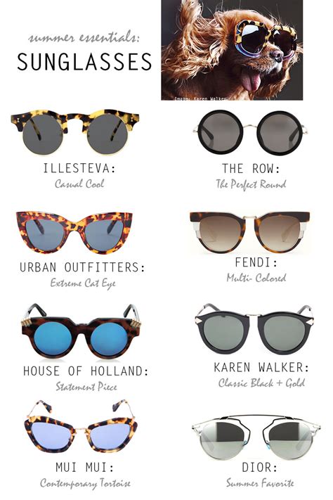 Summer Essentials Sunglasses Flat 15 Design And Lifestyle