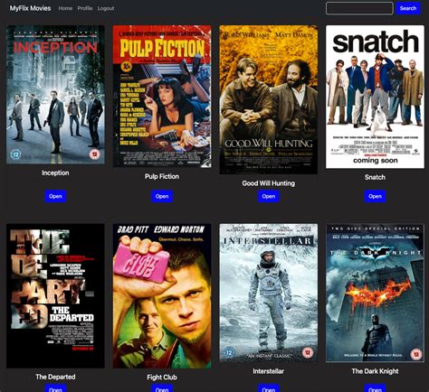 Github Jonathlon Myflix Client