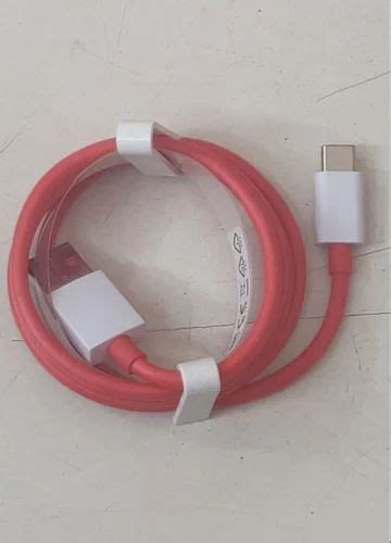 Red Type C Usb Data Cable For One Plus Dash Charging Cable Size 1m