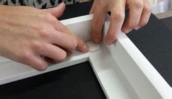 How To Fit A Canvas In A Floater Frame EasyFrame